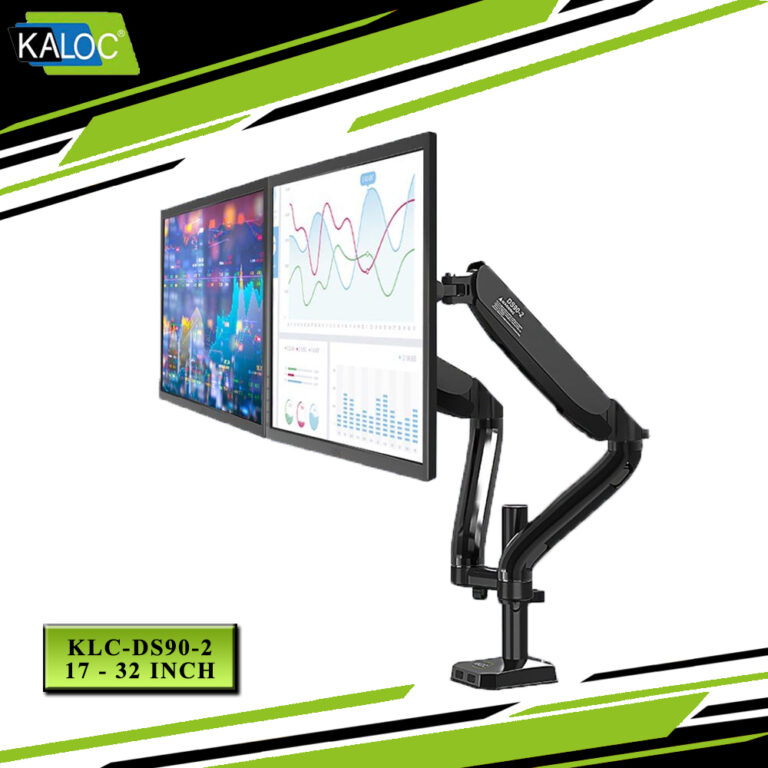 Kaloc DS90-2 17-32 inch Monitor Dual Arm LCD/LED Desk Mount Stand ...