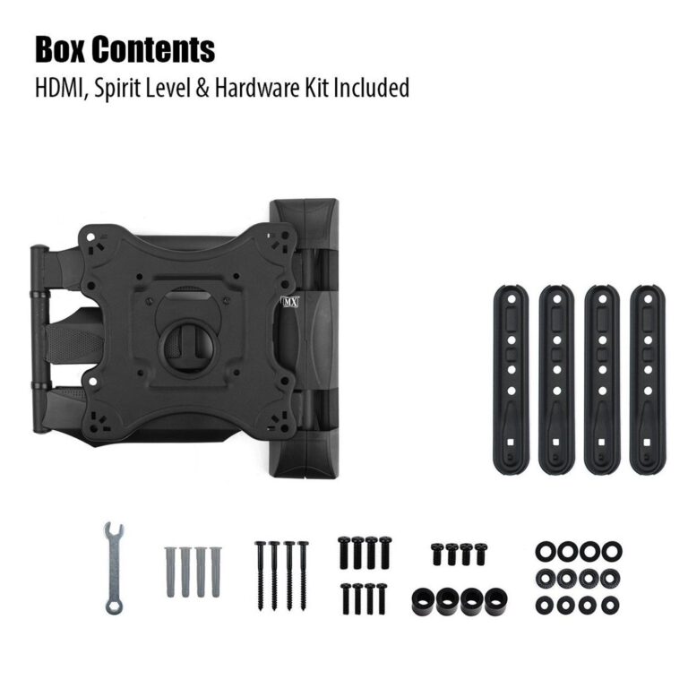 NB P4 Full Motion TV Wall Mount - 32-55 Inch Adjustable Bracket for LED ...