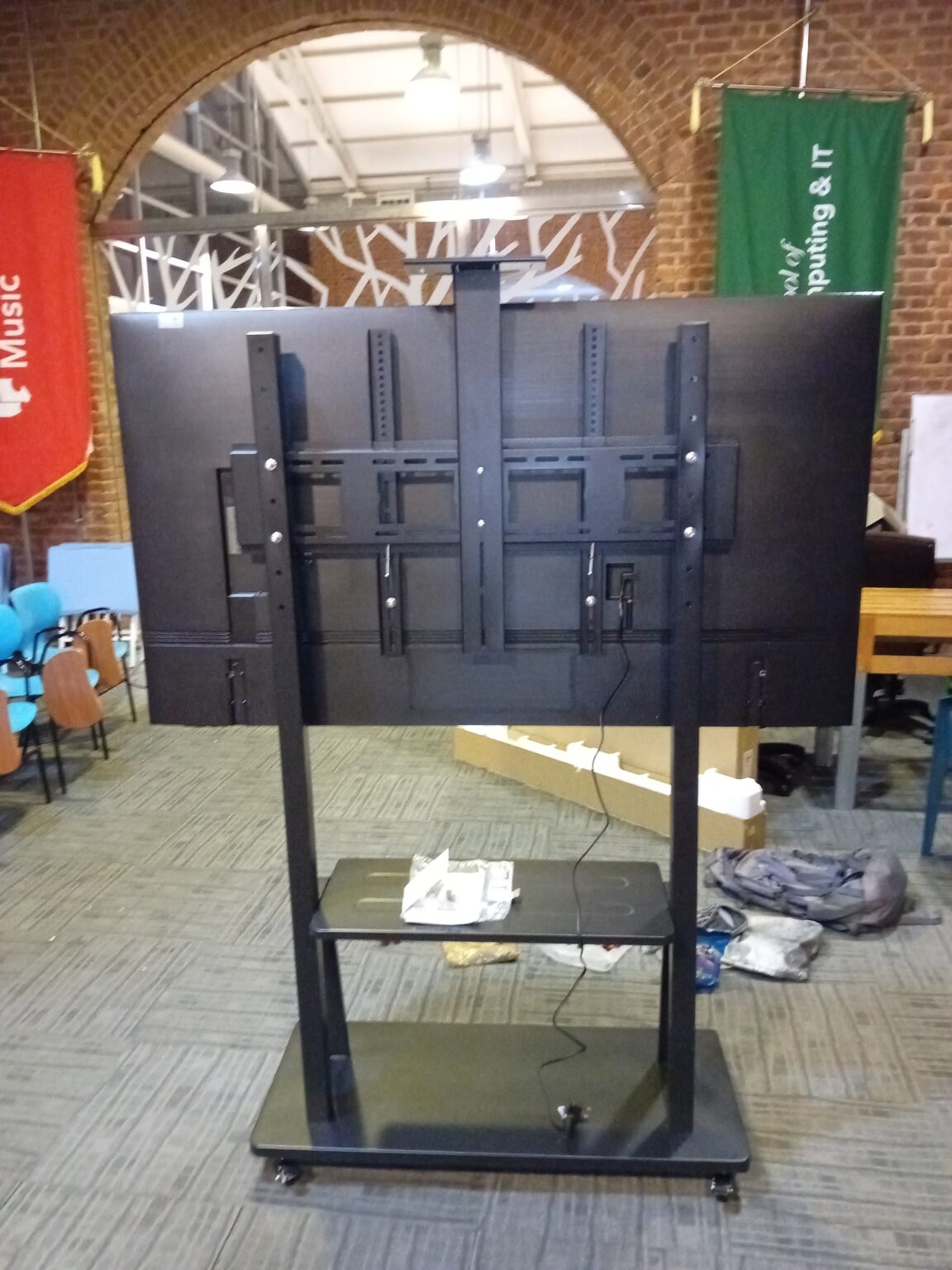 Movable Smart Board Stand 43"-100" Smart Board| Extra Strong