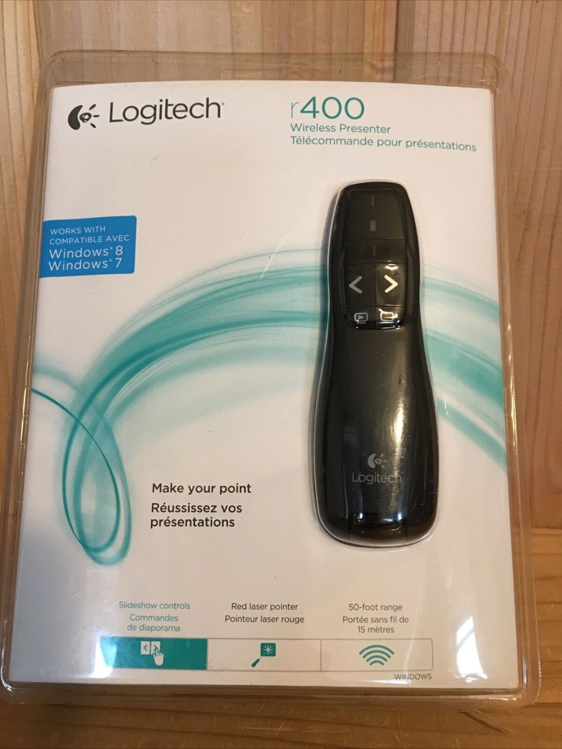 Logitech R400 Wireless Presenter Professional Presentation Remote